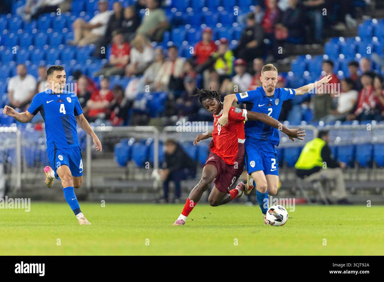 08/09/2025, Basel, St. Jakob-Park, Switzerland - Slovenia, Johan ...