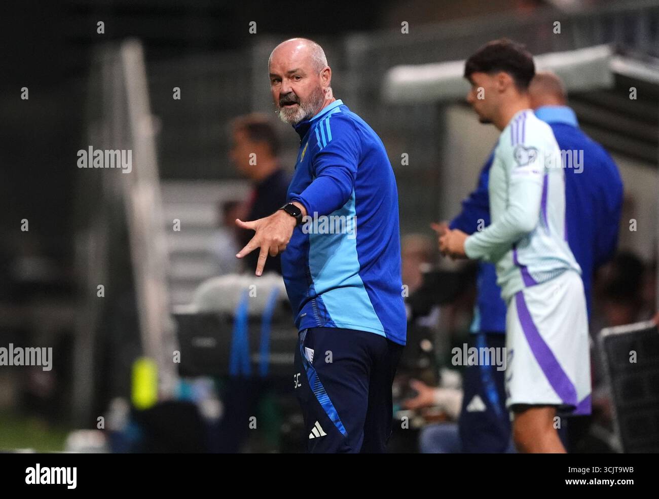 Scotland manager Steve Clarke during the FIFA World Cup European ...