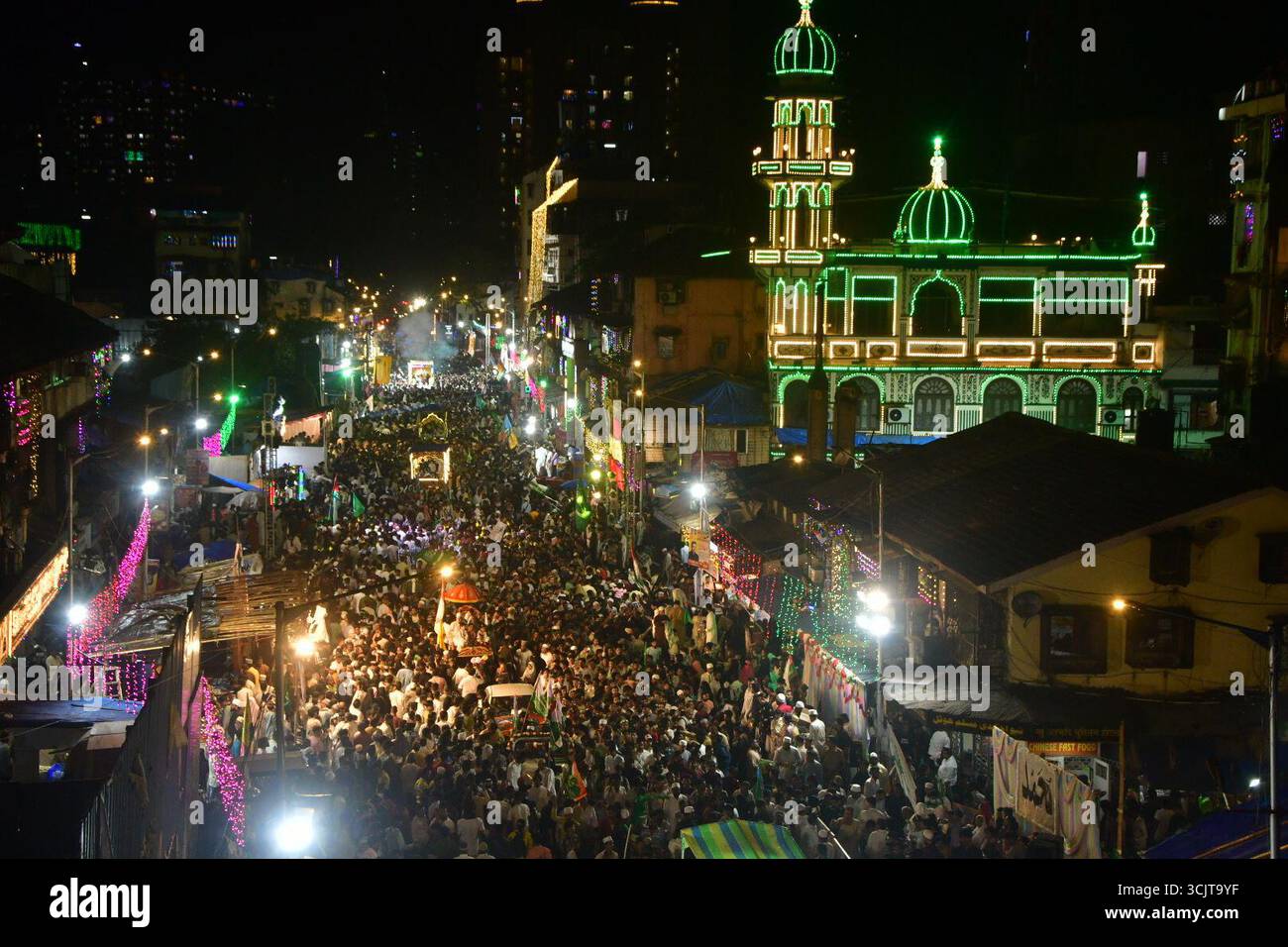 MUMBAI, INDIA - SEPTEMBER 8: Muslim community members carried out Eid ...