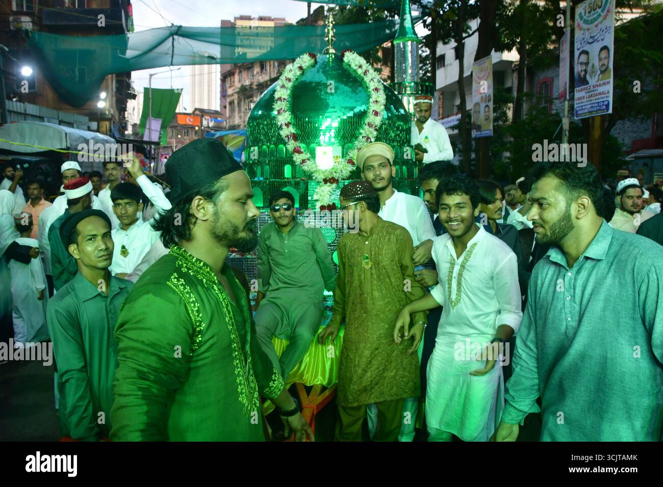 MUMBAI, INDIA - SEPTEMBER 8: Muslim community members carried out Eid ...