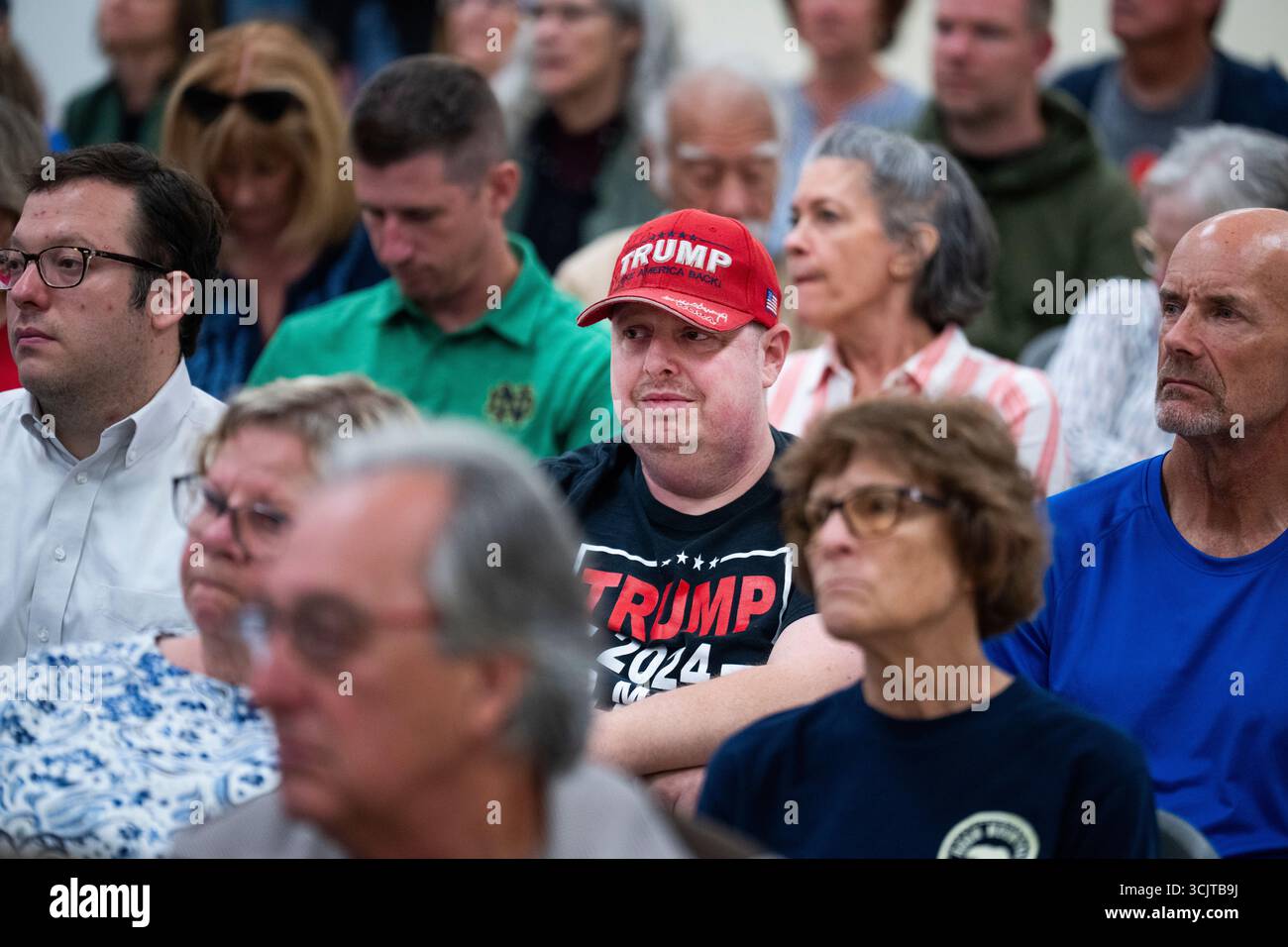 UNITED STATES - AUGUST 26: A supporter of President Donald Trump ...