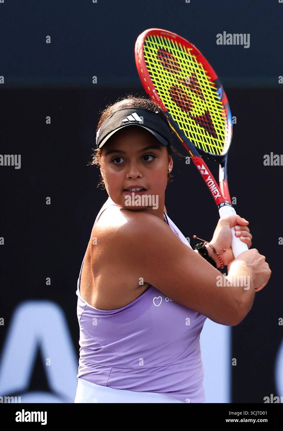 SP - SAO PAULO - 09/08/2025 - SP OPEN WTA 250 - Nauhany Silva during ...