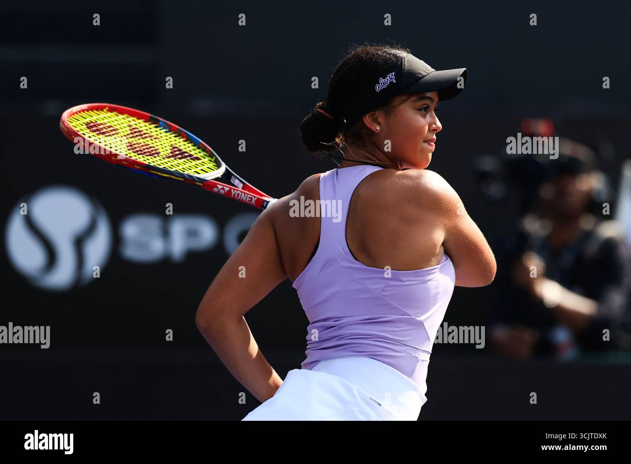 SP - SAO PAULO - 09/08/2025 - SP OPEN WTA 250 - Nauhany Silva during ...