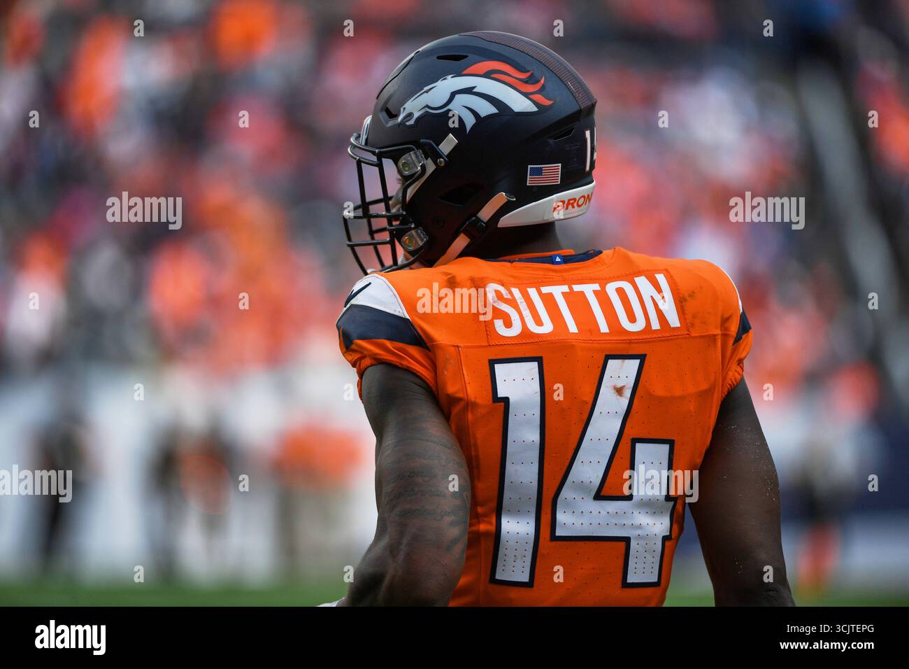 Denver Broncos wide receiver Courtland Sutton (14) in the second half ...