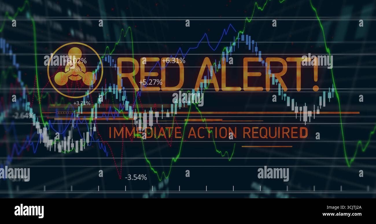 Displaying overlay on trading hi-res stock photography and images - Alamy