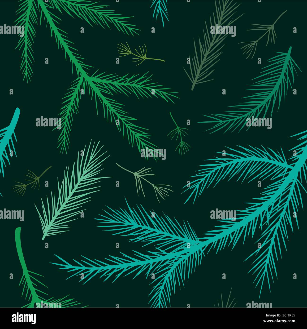 Juniper twig beautiful in Stock Vector Images - Alamy