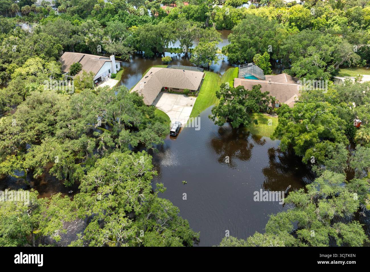 Hurricane debby flooded homes hi-res stock photography and images - Alamy