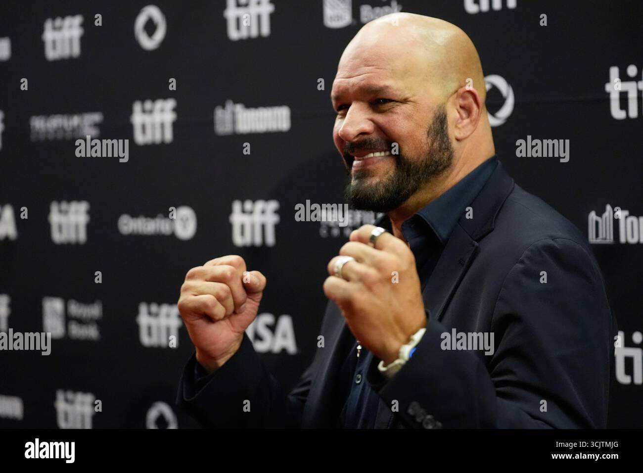 Mark Kerr attends the premiere of "The Smashing Machine" at the ...