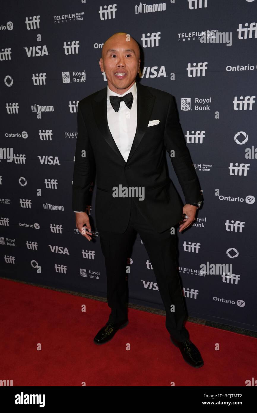 Paul Cheng attends the premiere of "The Smashing Machine" at the ...