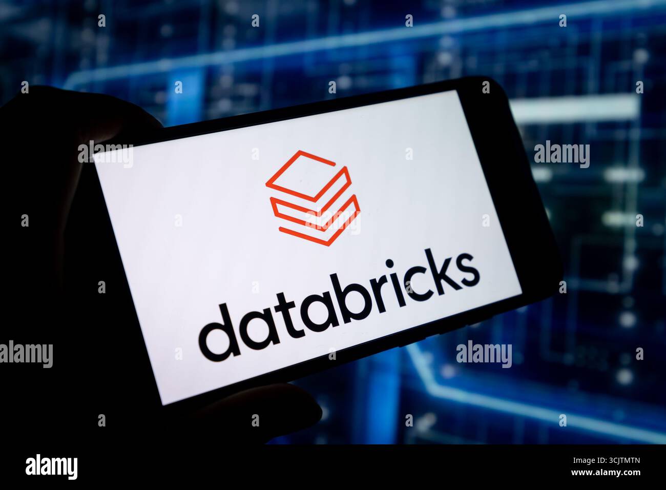 CHONGQING, CHINA - SEPTEMBER 8, 2025 - An illustration photo shows Databricks logo in a ...