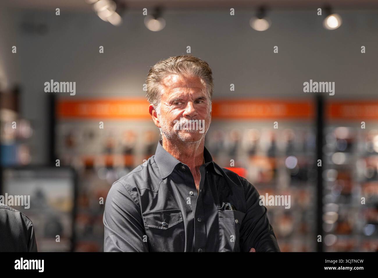 Actor / Producer Lorenzo Lamas attends The Love Ride Foundation's Press ...