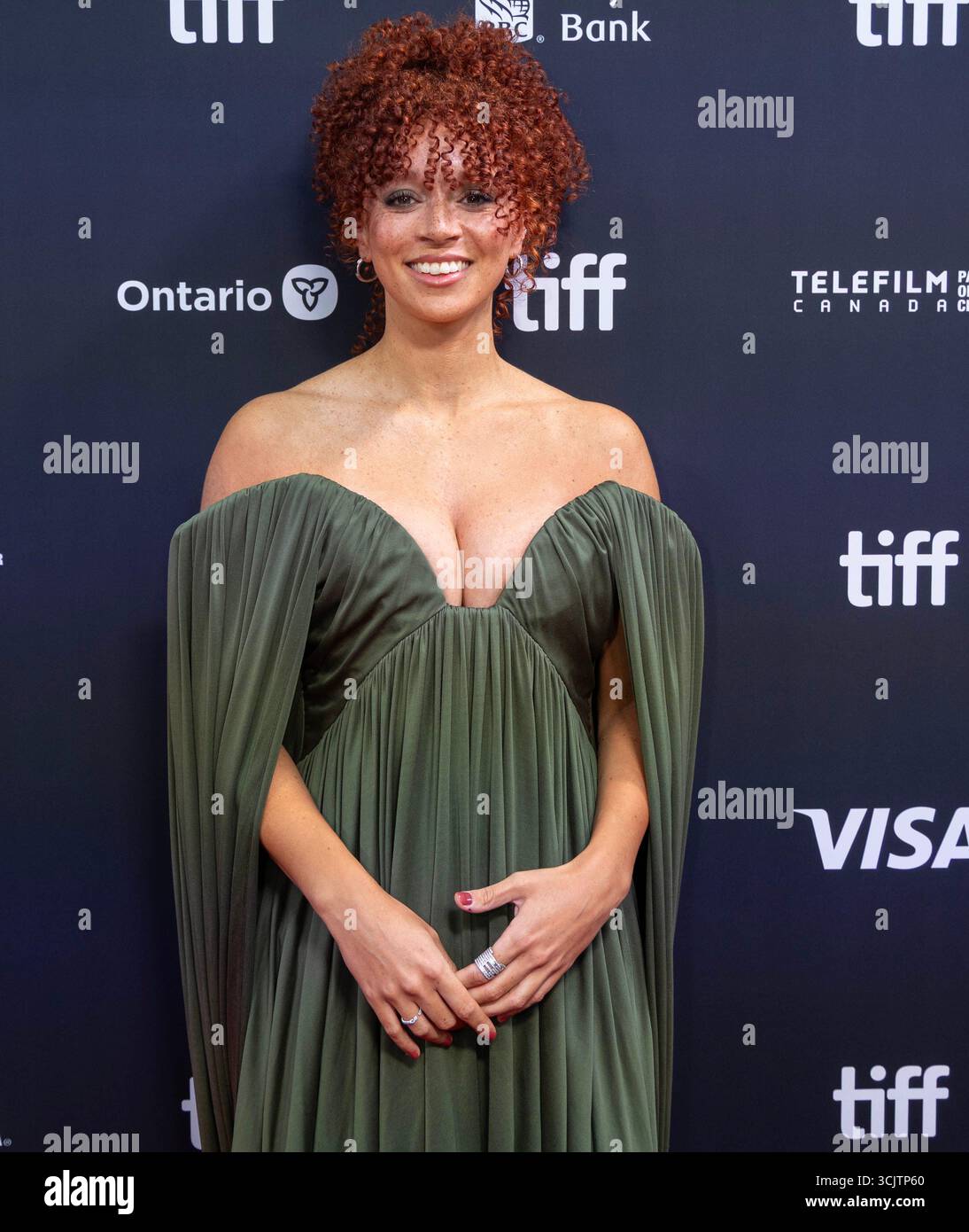 Toronto, Canada. 8th Sep, 2025. Actress Erin Kellyman poses for photos ...