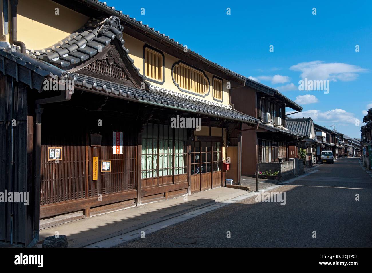 Seki-juku (関町) shukuba, the preserved 47th post town along the old ...
