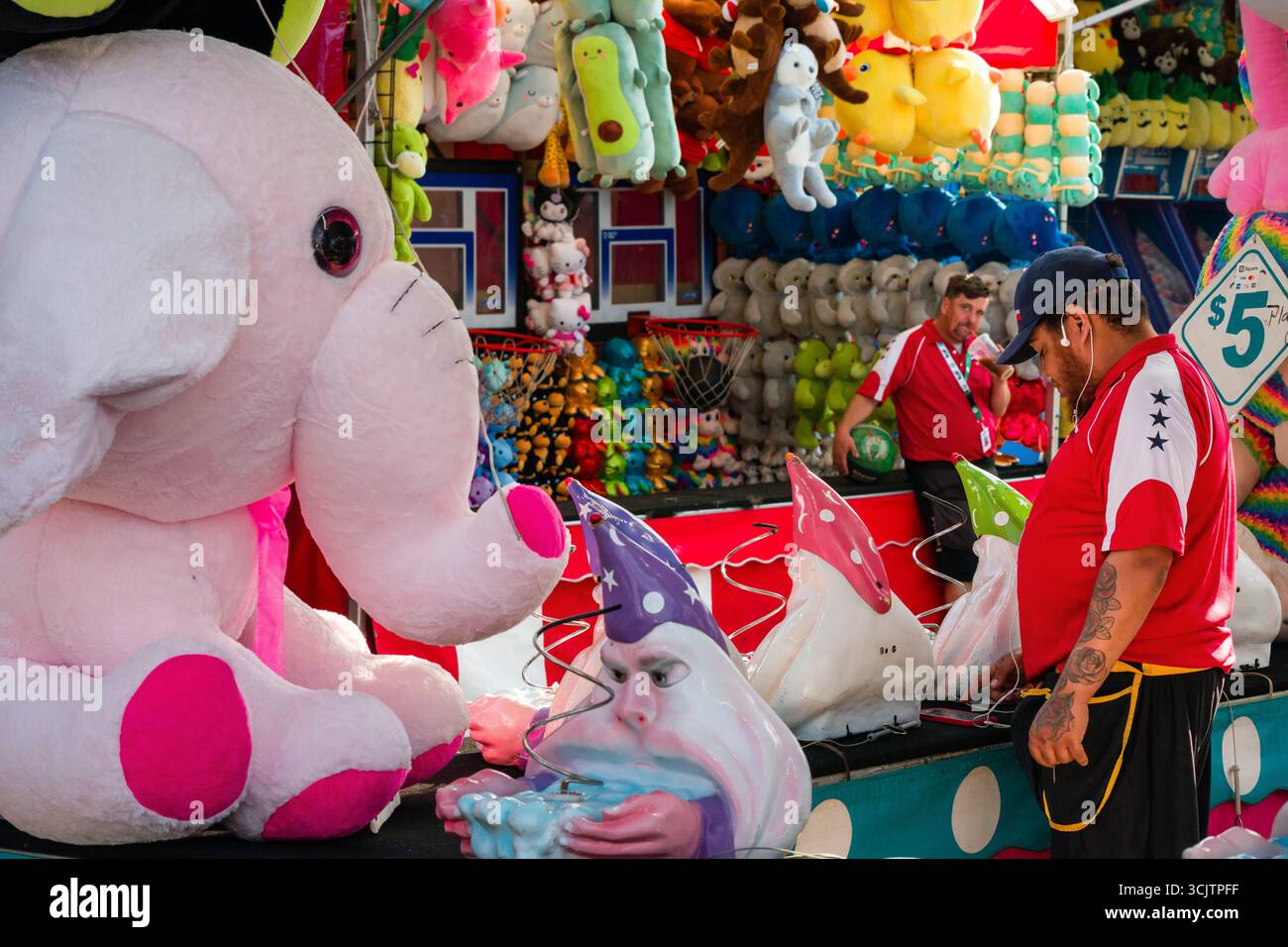 Midway Games Hebron Harvest Fair Hebron, Connecticut, USA Stock Photo ...
