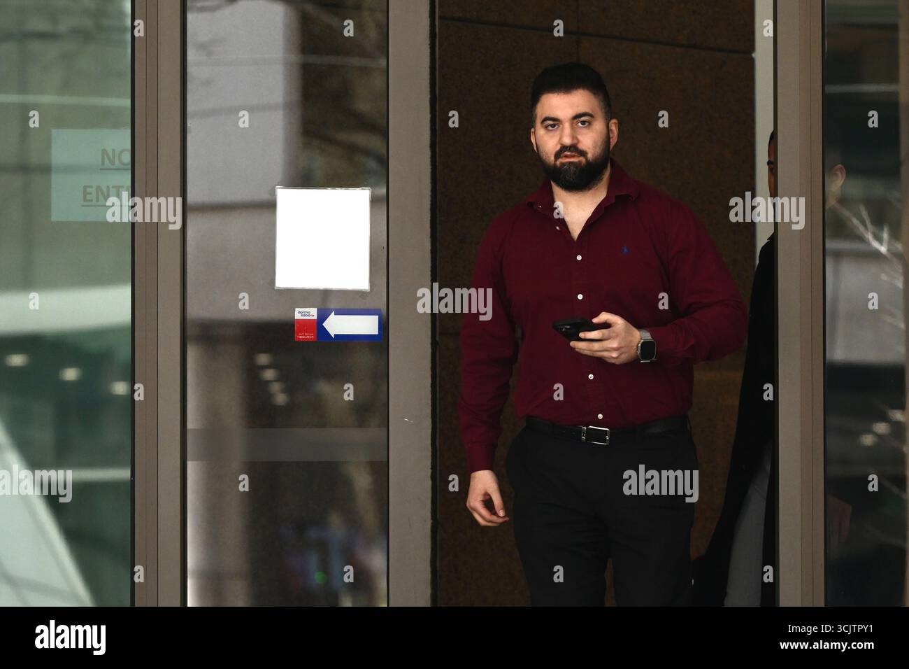 Burgertory owner Hasheam "Hash" Tayeh departs the Melbourne Magistrates ...