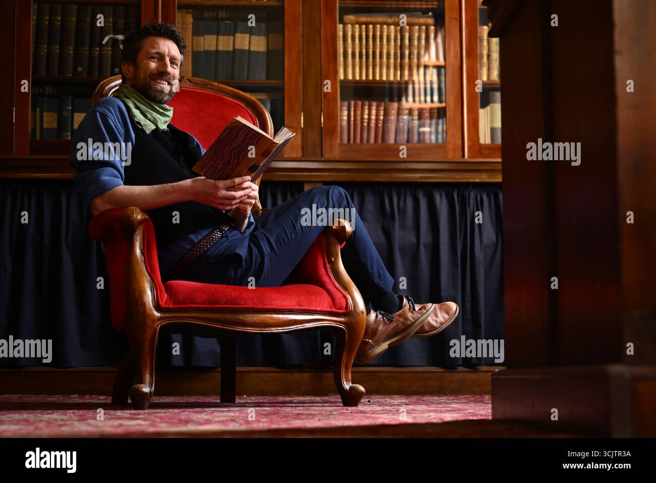 Sammy J poses for a photo at the Royal Society in Melbourne, Tuesday ...