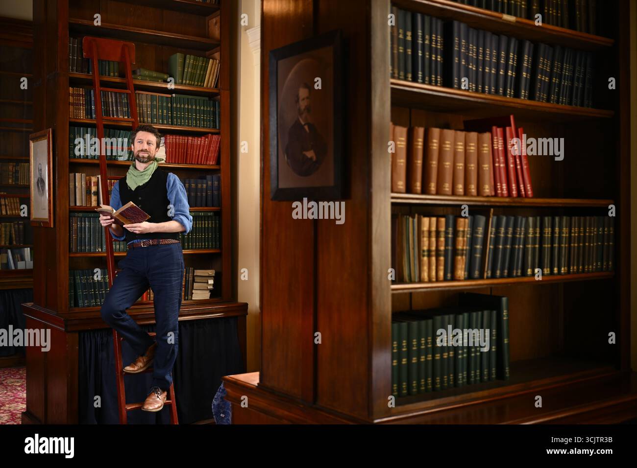 Sammy J poses for a photo at the Royal Society in Melbourne, Tuesday ...