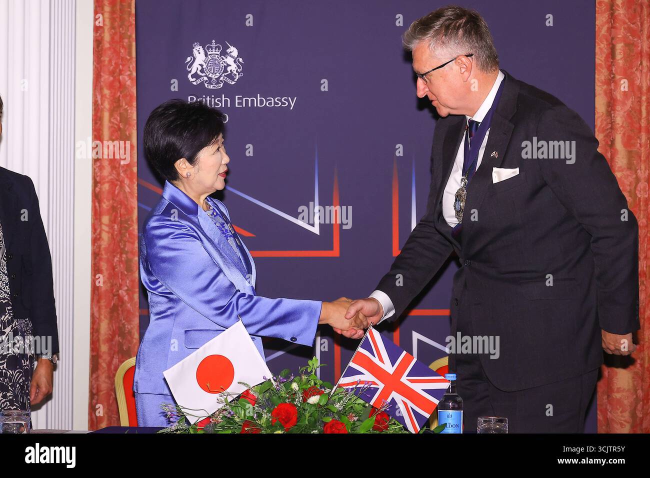 Tokyo and London sign MOU -JPN- September 08, 2025, Tokyo Governor ...