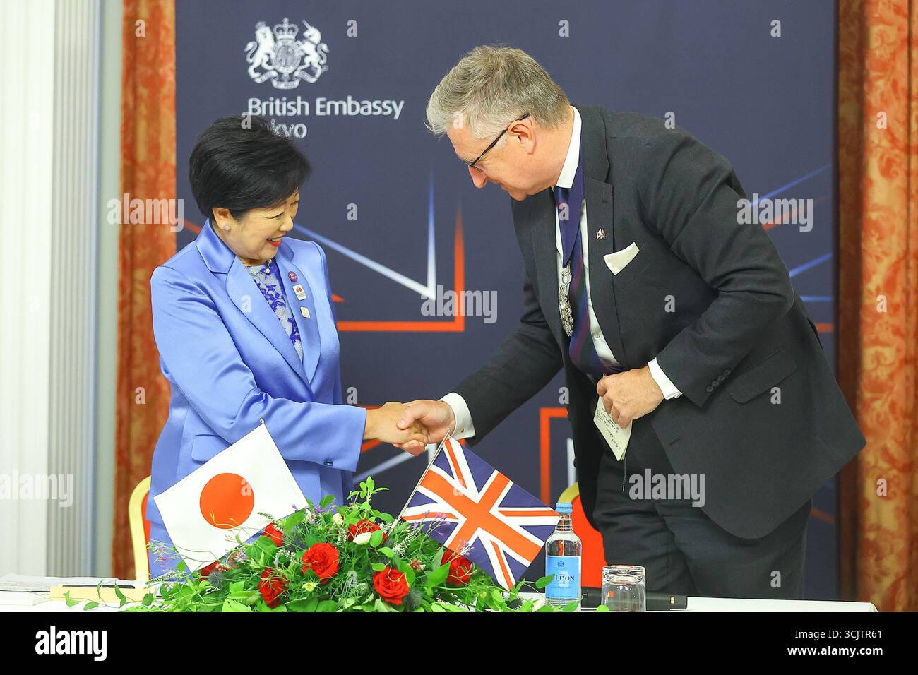 Tokyo and London sign MOU -JPN- September 08, 2025, Tokyo Governor ...