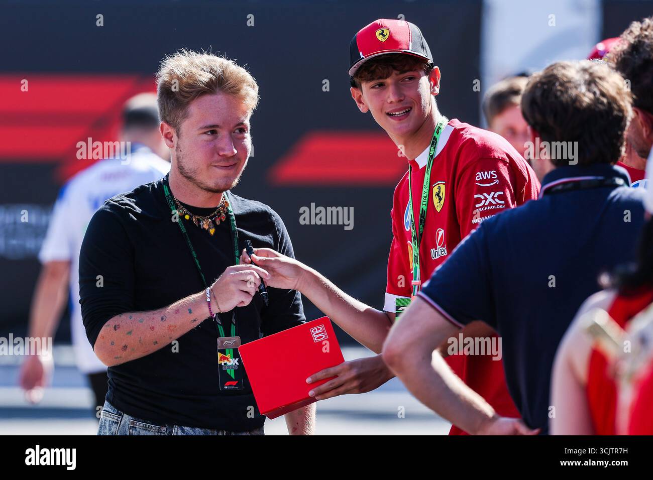Andrea De Filippi (Alfa) singer is seen during F1 Grand Prix of Italy ...