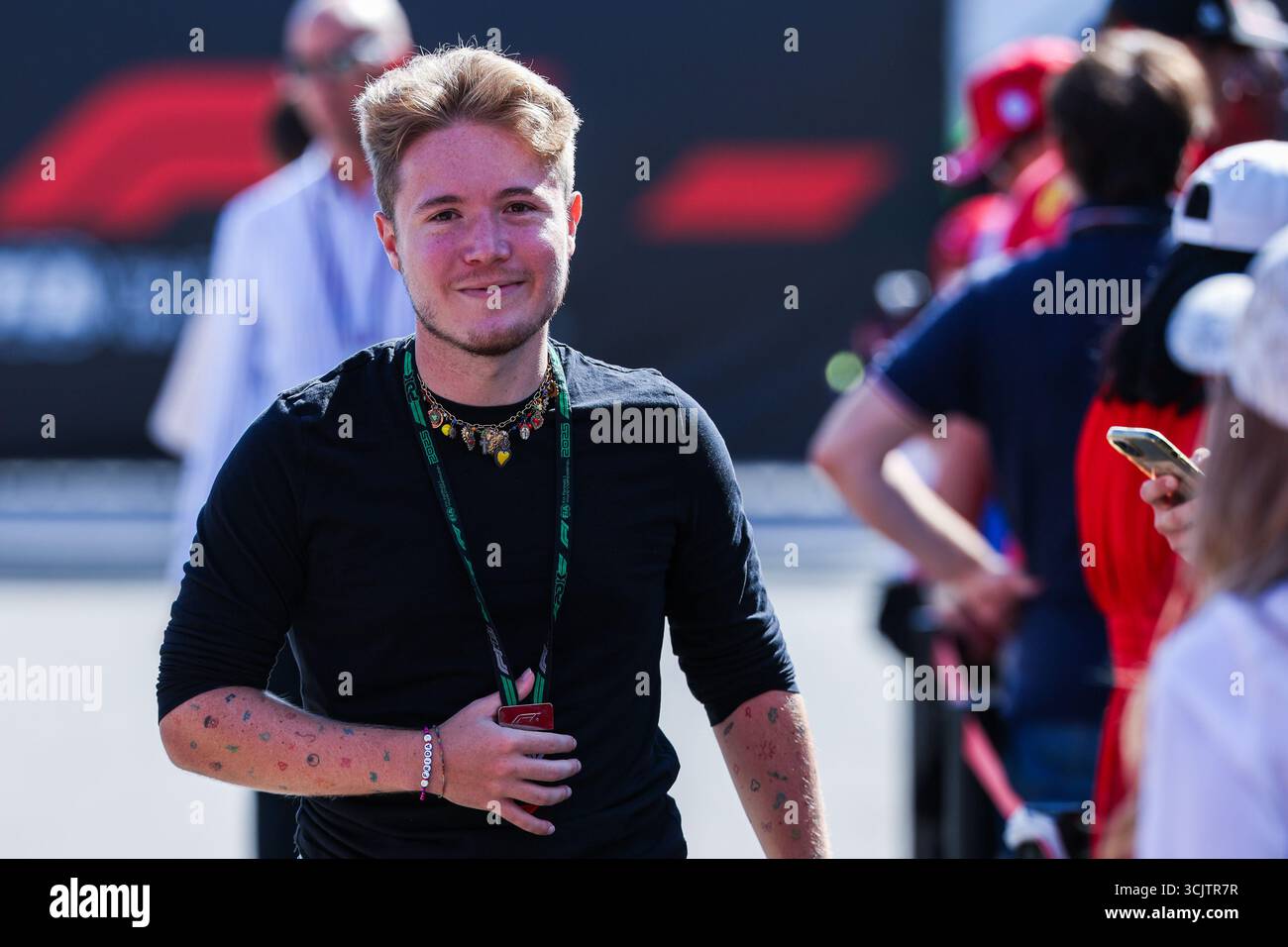 Andrea De Filippi (Alfa) singer is seen during F1 Grand Prix of Italy ...