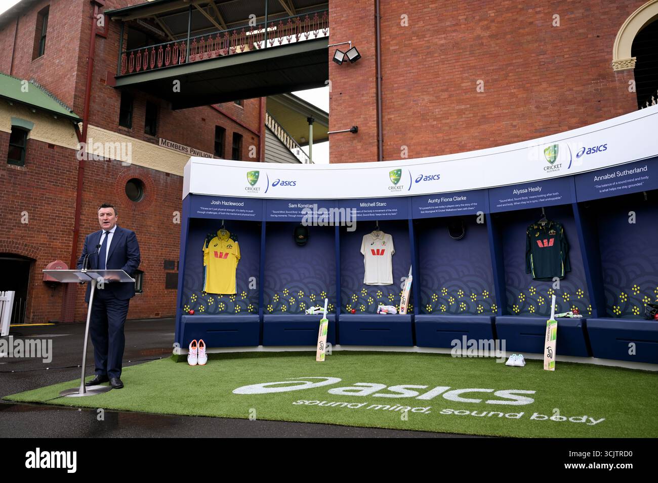 Ed Sanders, Chief Commercial Officer Cricket Australia talks to the ...