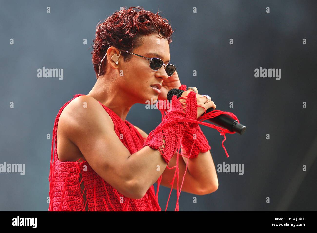 München, Bayern, Deutschland, 30.08.2025: Olympiapark: Superbloom ...