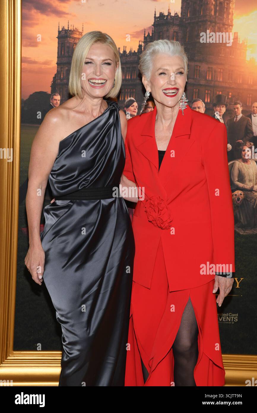 Tosca Musk and Maye Musk attend "Downton Abbey: The Grand Finale" New ...