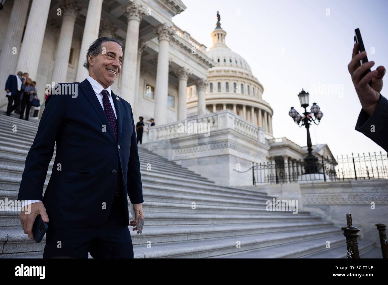 Rep. Jamie Raskin (D-Md.) speaks with reporters outside the U.S ...