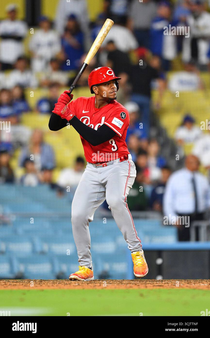 LOS ANGELES, CA - AUGUST 25: Cincinnati Reds third baseman Ke'Bryan ...