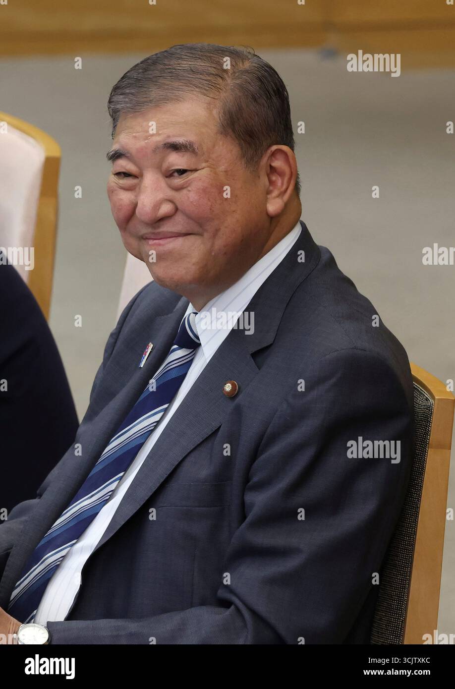 Japanese Prime Minister Shigeru Ishiba meets Slovak President Peter ...