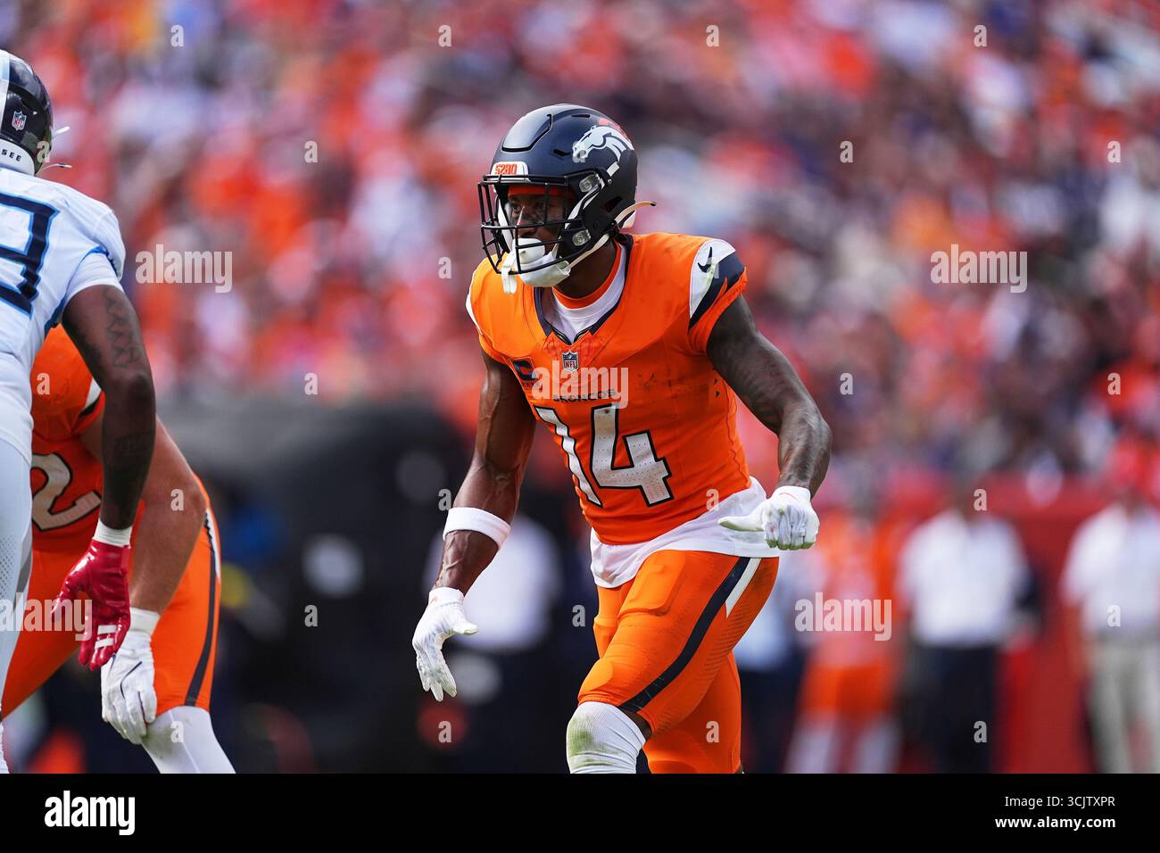 Denver Broncos wide receiver Courtland Sutton (14) in the second half ...