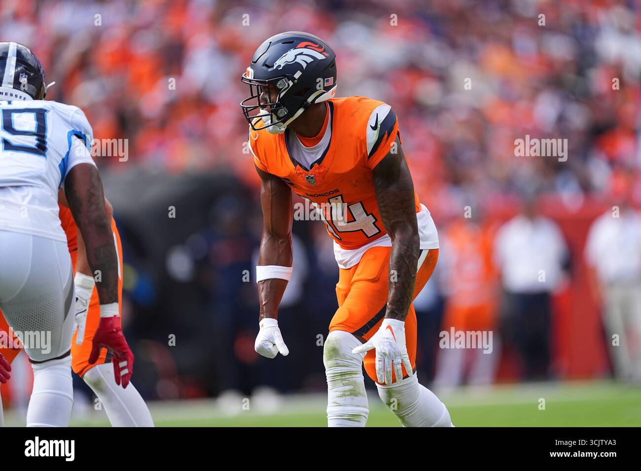 Denver Broncos wide receiver Courtland Sutton (14) in the second half ...