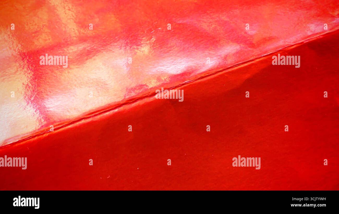 Dual textured red metallic paper background, shiny and smooth with a ...