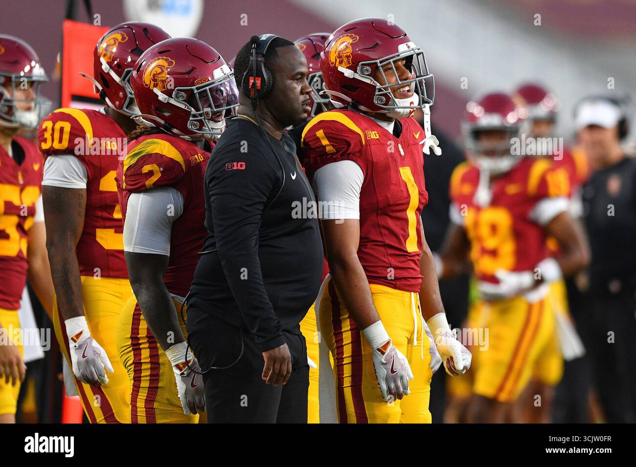 LOS ANGELES, CA - SEPTEMBER 06: USC Trojans running back Waymond Jordan ...