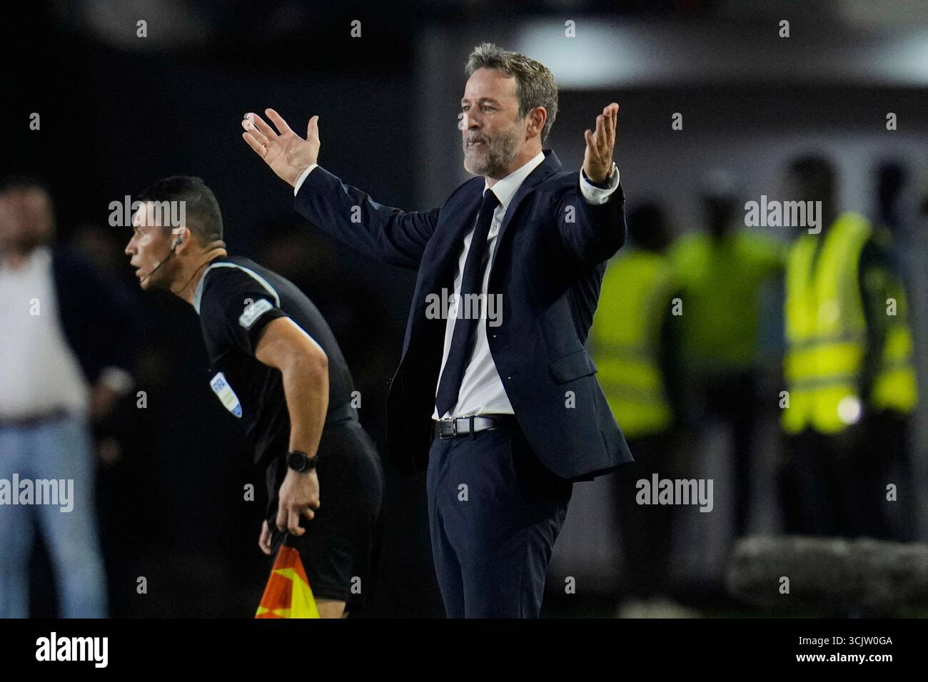 Panama's coach Thomas Christiansen gestures during a World Cup 2026 ...