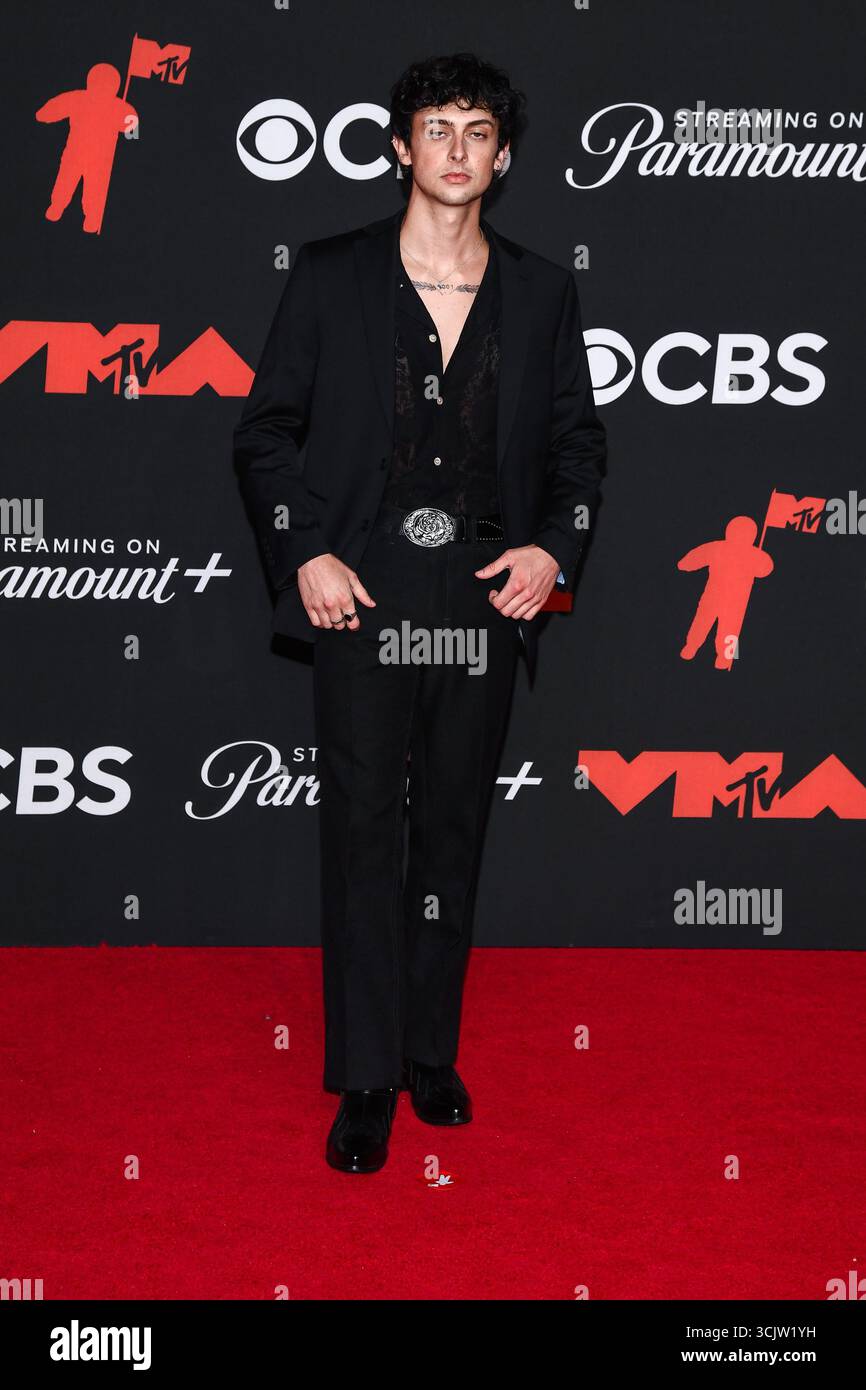 Zach Hood walking on the red carpet at the 2025 MTV Video Music Awards ...