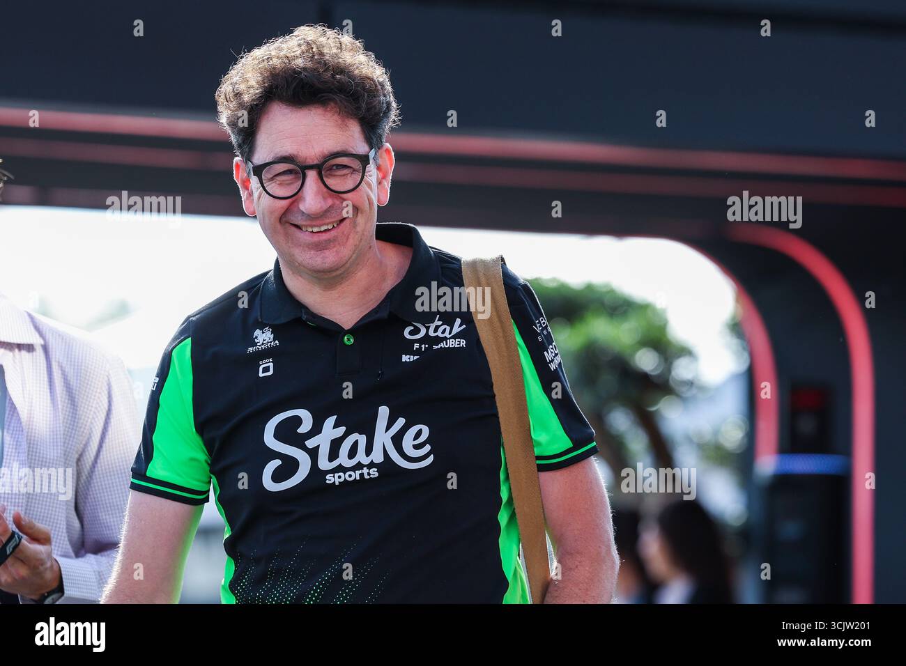 Mattia Binotto COO and CTO of Stake F1 Team Kick Sauber is seen during ...