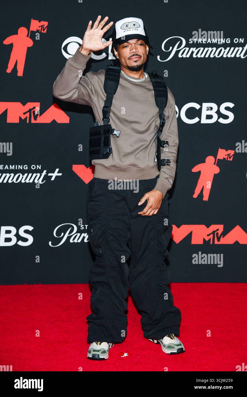 Chance The Rapper walking on the red carpet at the 2025 MTV Video Music ...