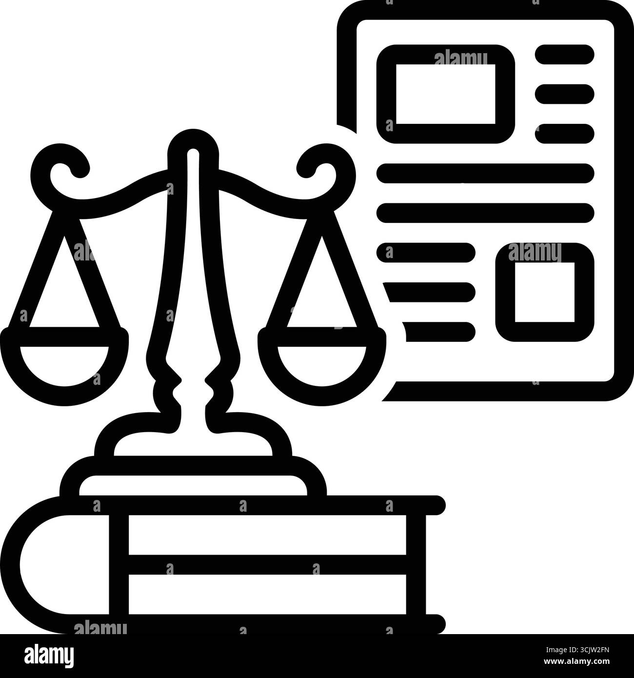 Icon legal advice Cut Out Stock Images & Pictures - Alamy