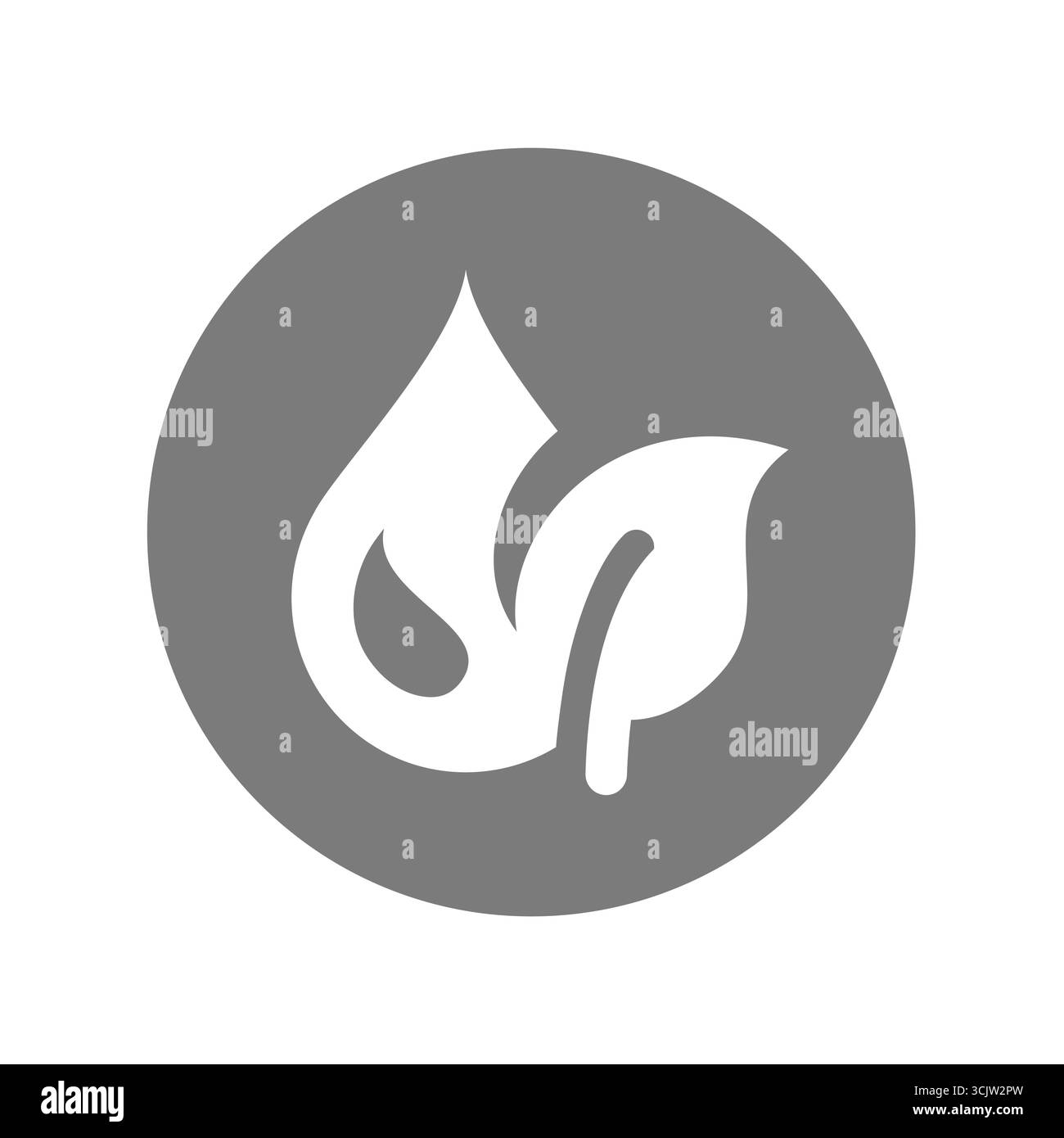 Natural cosmetic symbol glyph Cut Out Stock Images & Pictures - Alamy