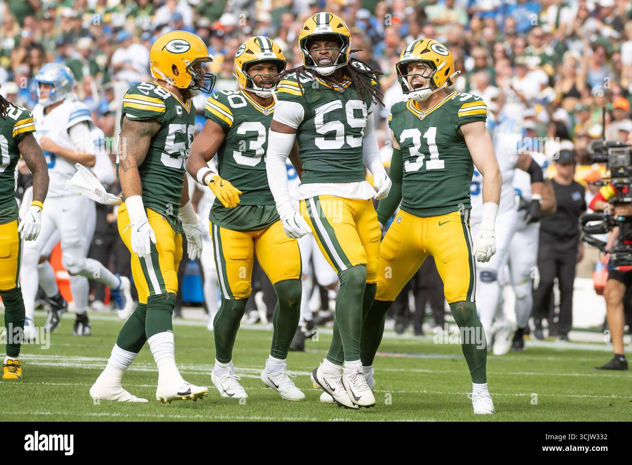 September 7, 2025: Green Bay Packers linebacker Isaiah McDuffie (58 ...