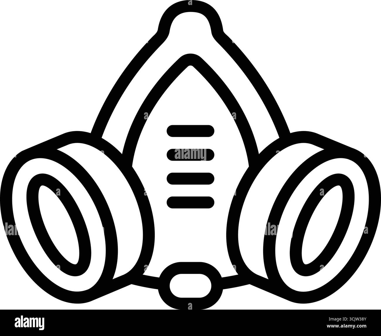 Respirator vector vectors Black and White Stock Photos & Images - Alamy