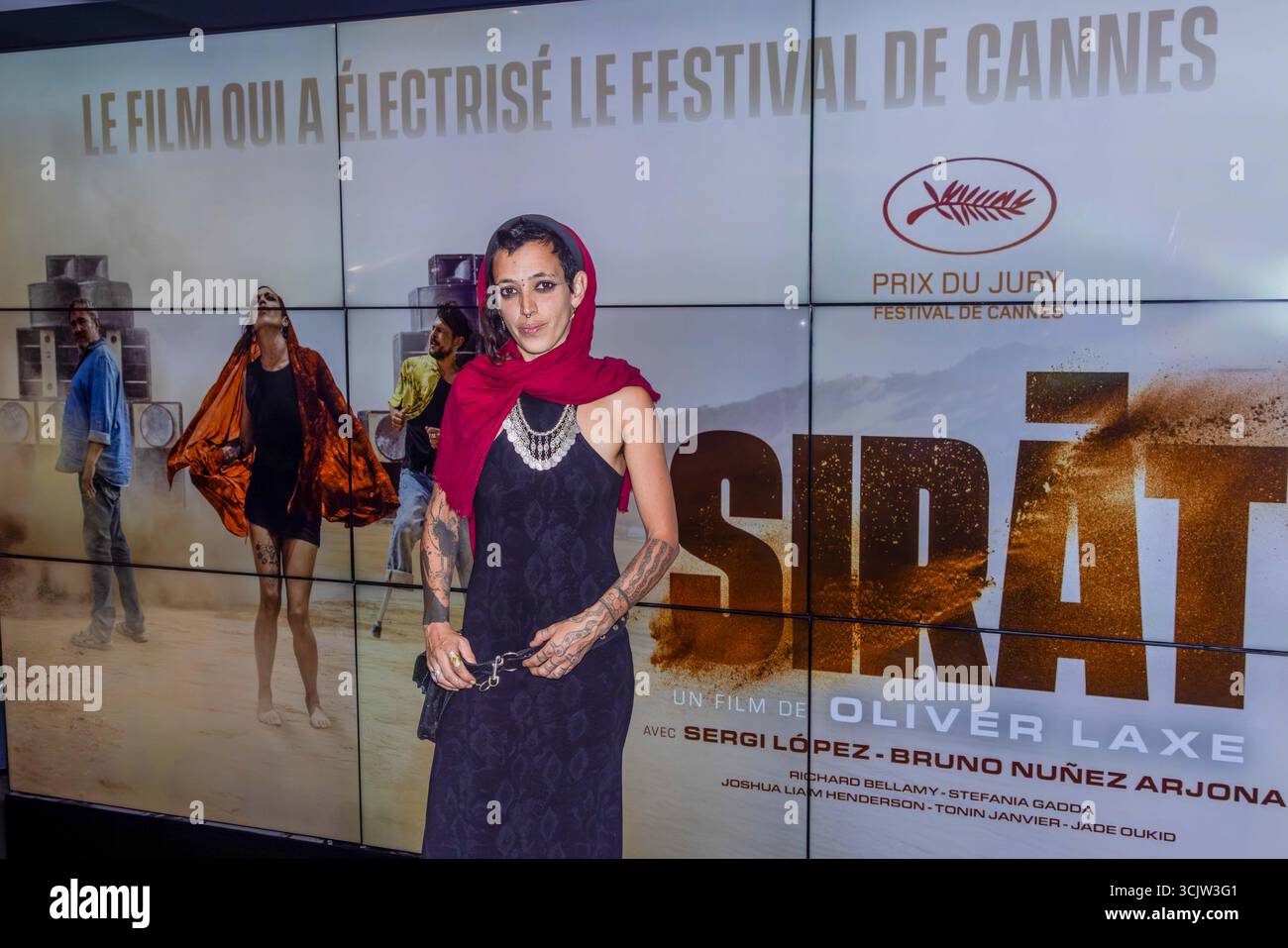 Jade Oukid (actress) during SIRAT Film's photocall in Paris, France ...