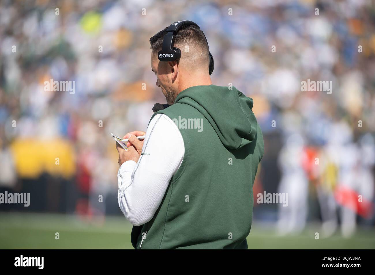 September 7, 2025: Green Bay Packers head coach Matt LaFleur makes ...