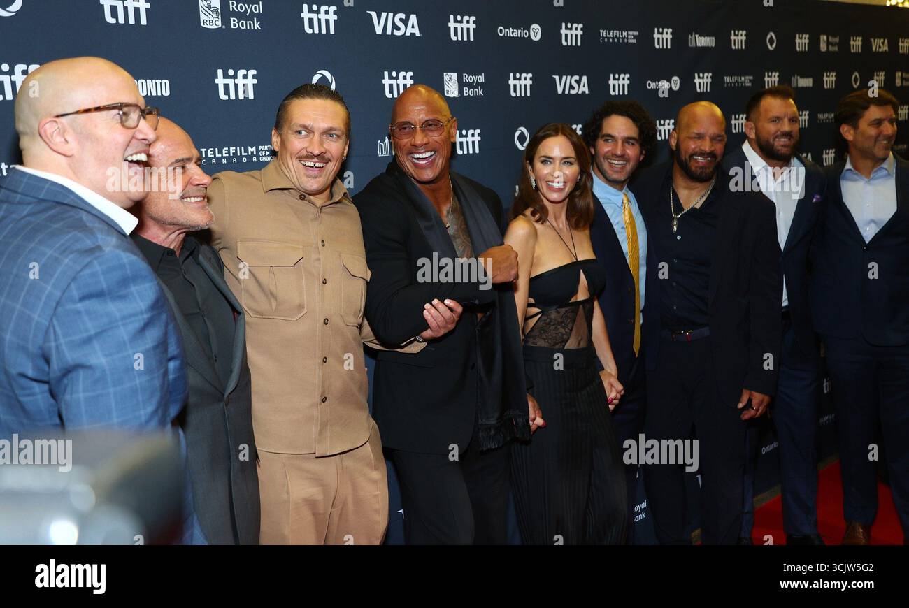 On. 08th Sep, 2025. Hiram Garcia, Bas Rutten, Oleksandr Usyk, Dwayne ...