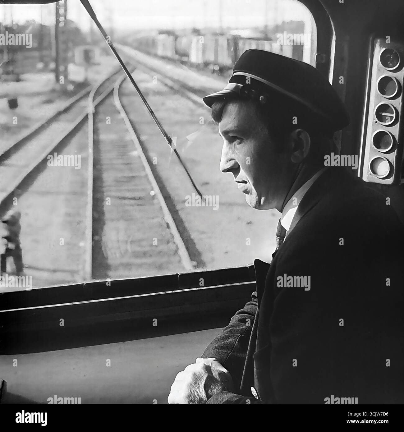 Train engineer cap hi-res stock photography and images - Alamy