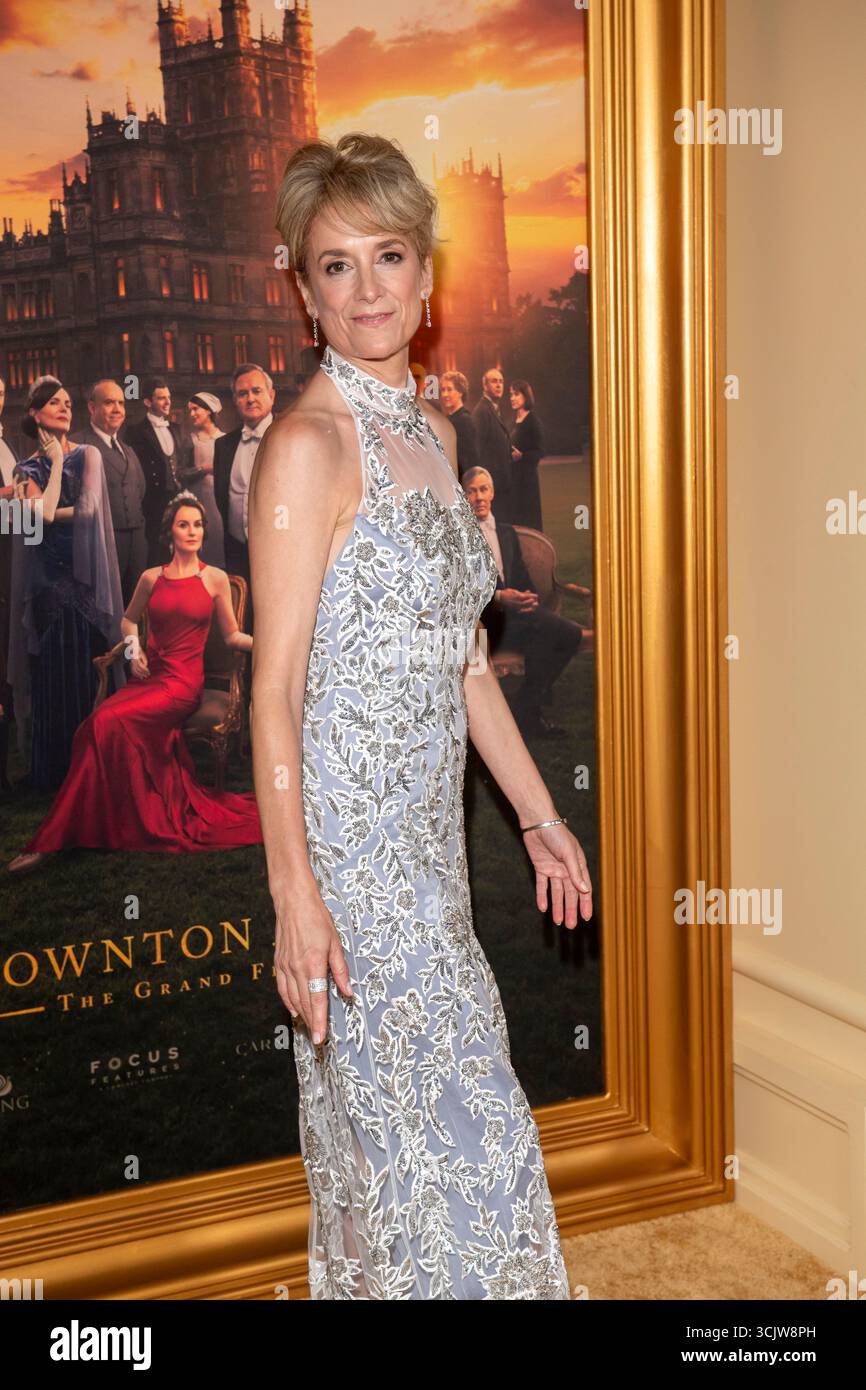 NEW YORK, NEW YORK - SEPTEMBER 08: Raquel Cassidy attends "Downton Abbey: The Grand Finale" New ...