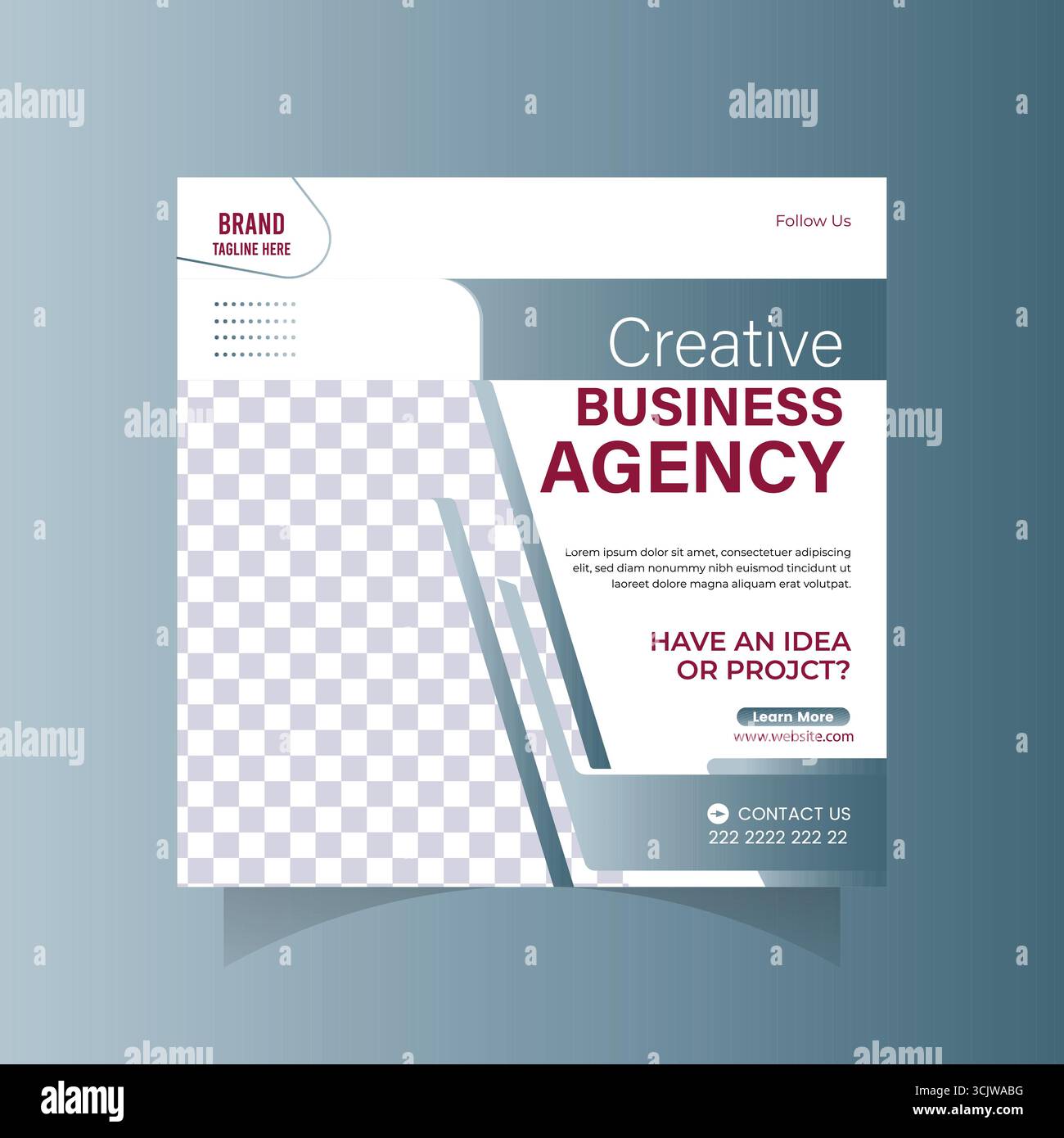 Social media announcement post Stock Vector Images - Alamy