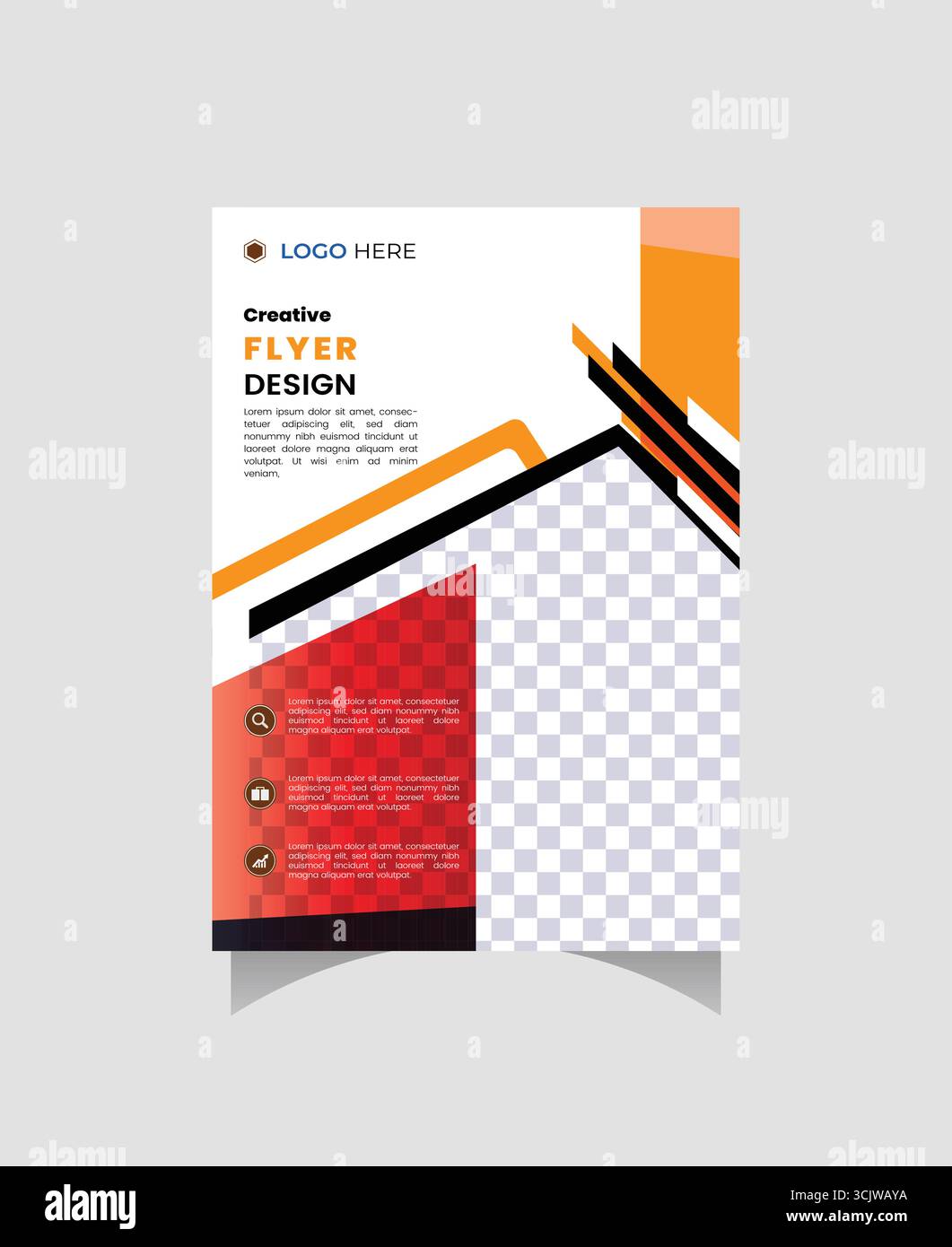 Layout design dynamic shapes hi-res stock photography and images - Alamy